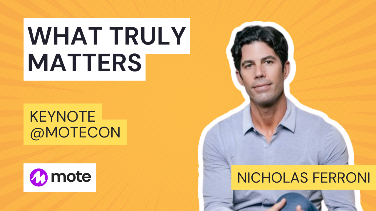 Nicholas Ferroni-Keynote - What Truly Matters at the End of the School Day?