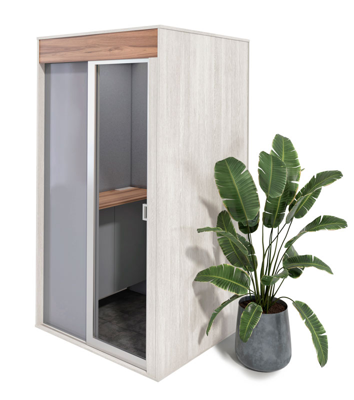 TalkBox Slide - Single Seater Sound Privacy Booth