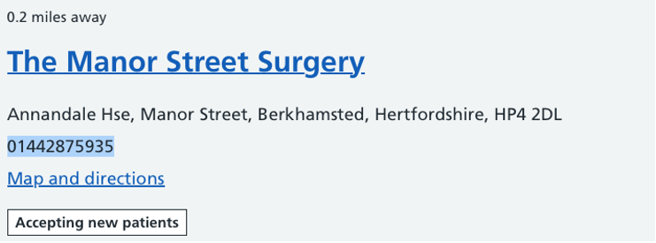 NHS Change of address | Moveinout