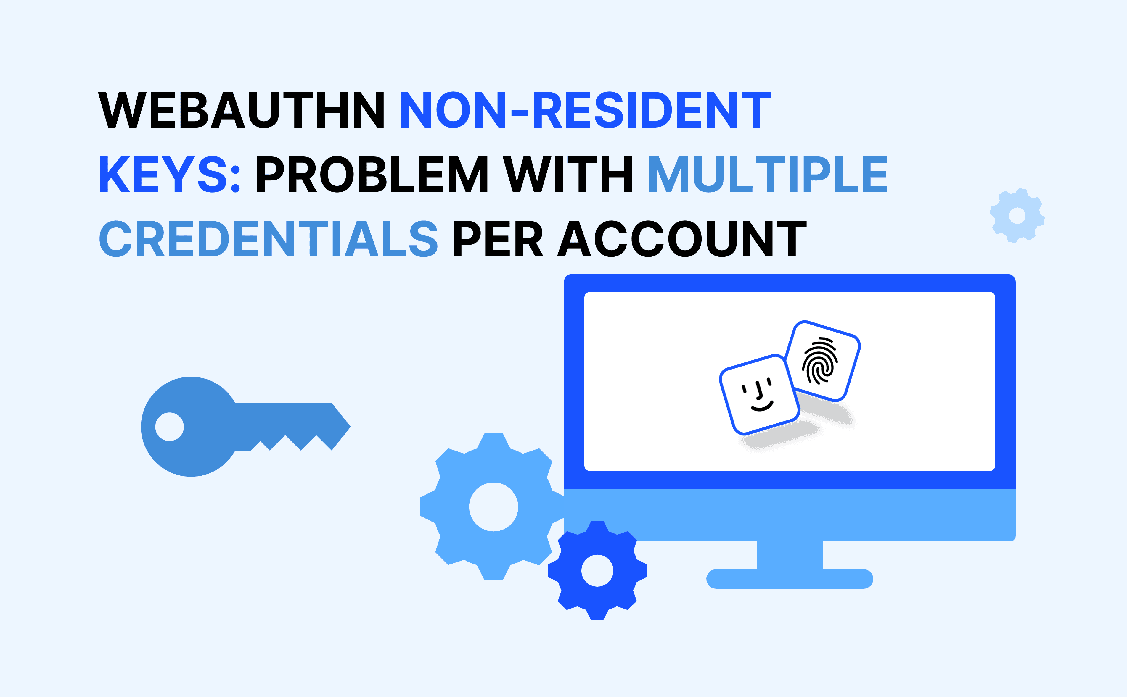 WebAuthn Non-Resident Keys: Problem with Multiple Credentials