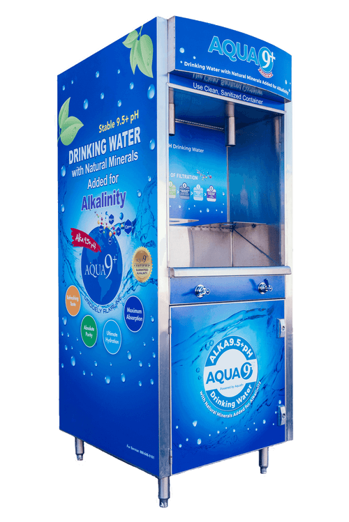 AQUA 9+ Reverse Osmosis And Alkaline Drinking Water Vending Machine ...