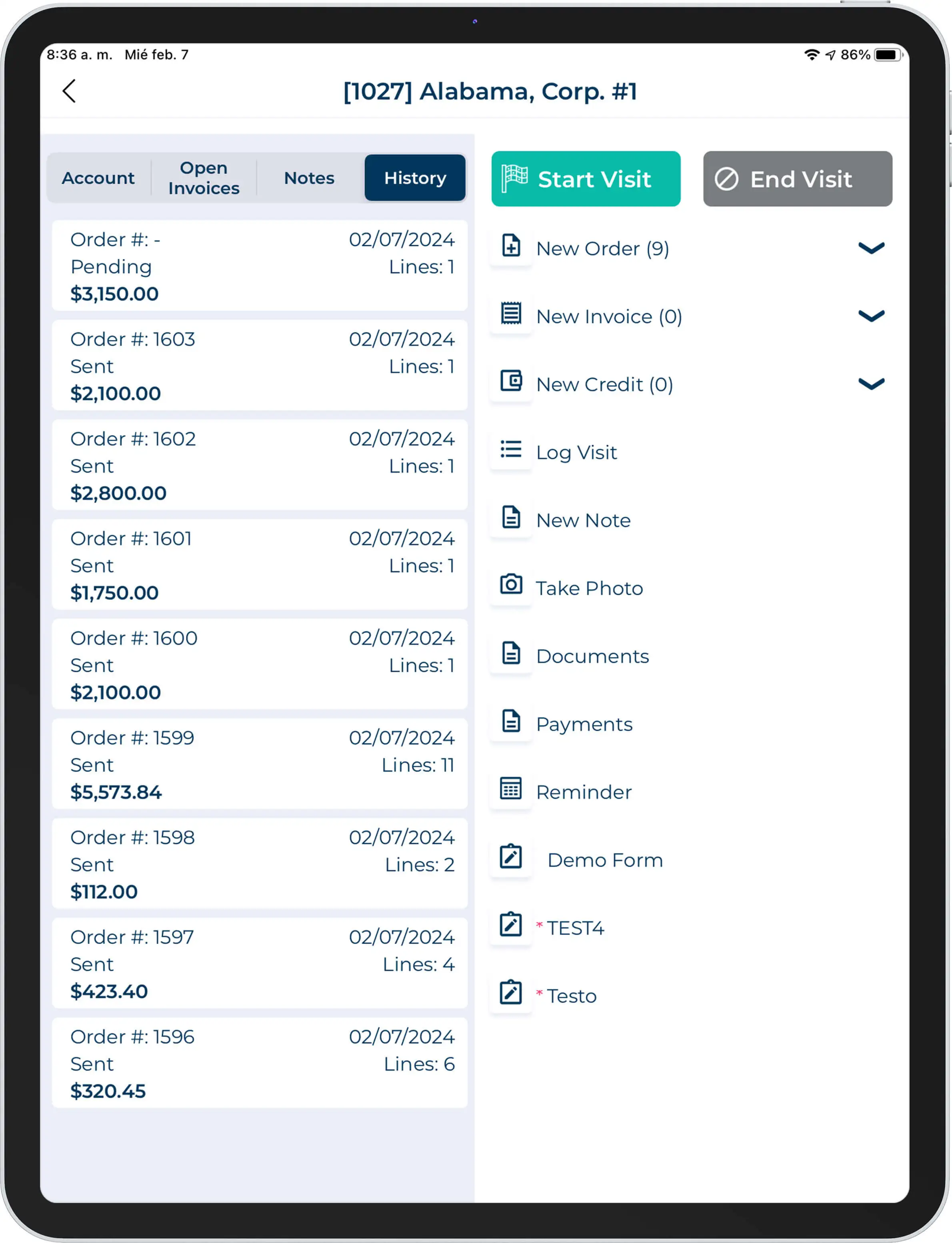 Route Accounting App | DSD | Listaso