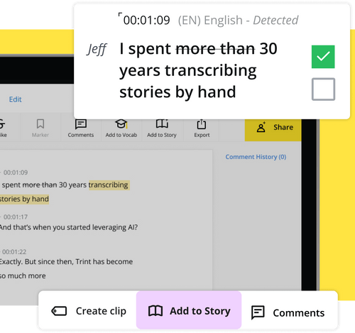 Transcribe video and audio to text | Content editor | Trint