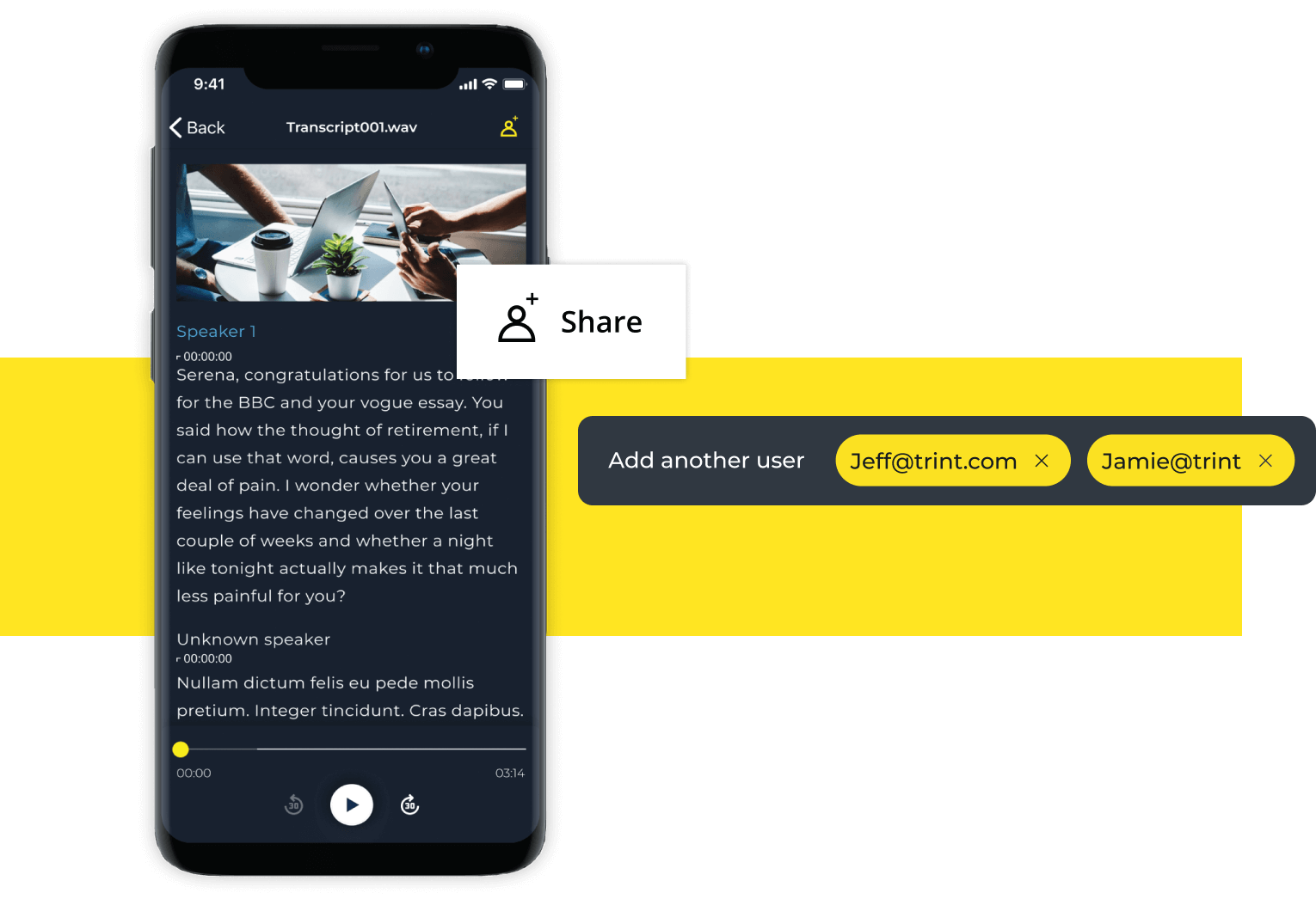 Trint Mobile App | Trint