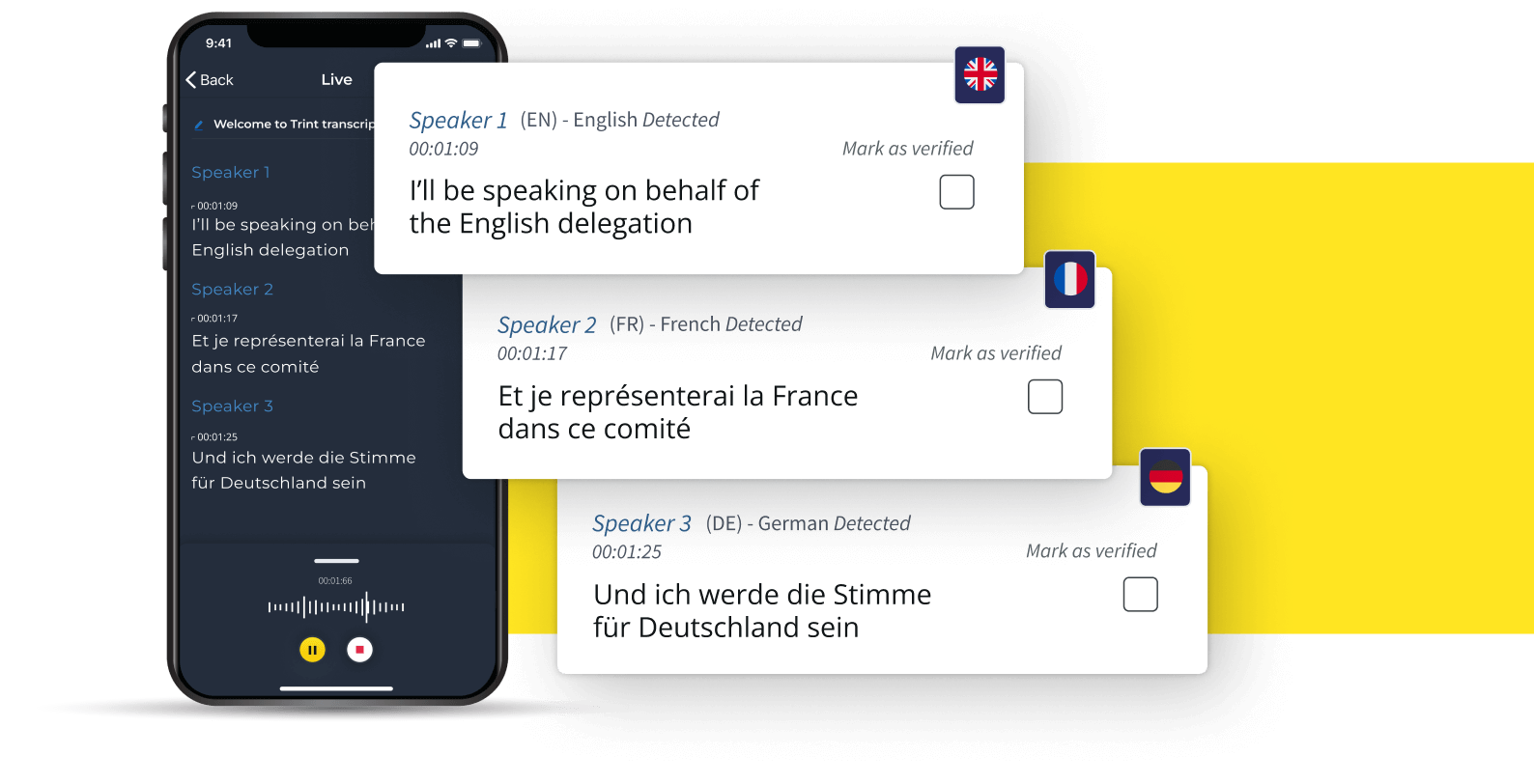 Transcribe video and audio to text | Content editor | Trint