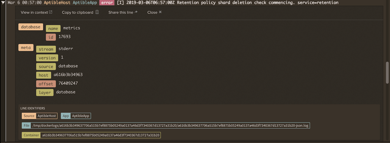 Sending Aptible Logs to LogDNA | Mezmo