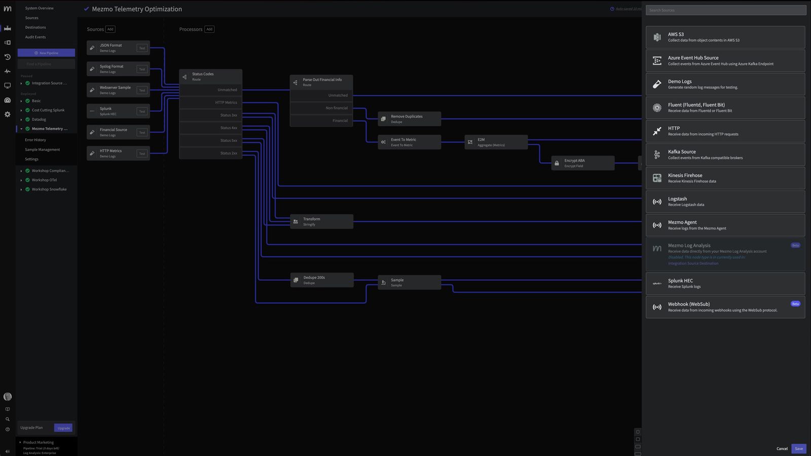 Telemetry Data Pipeline & Log Analysis Solutions | Mezmo
