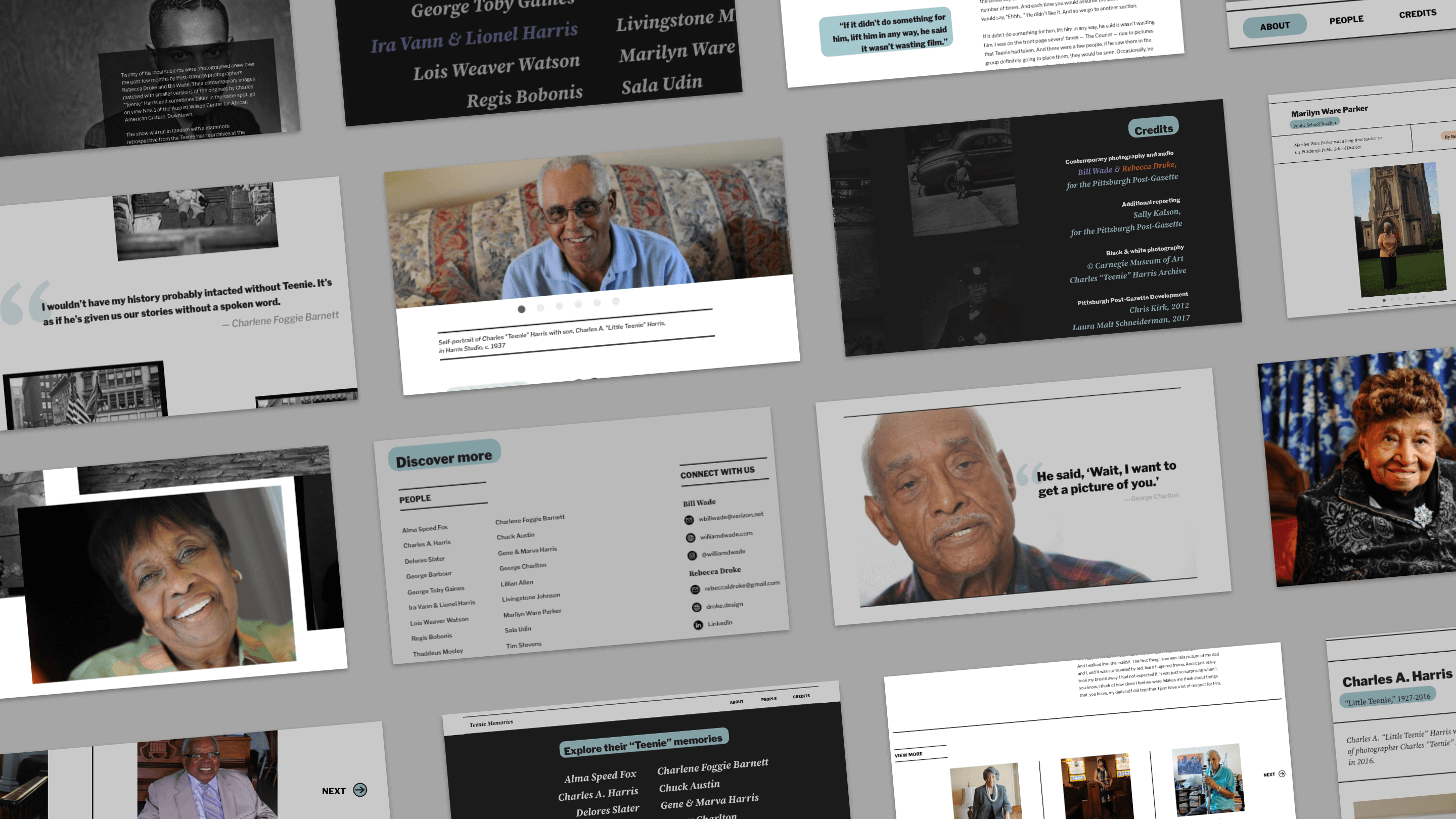 Teenie Memories | Web Design by Rebecca Droke