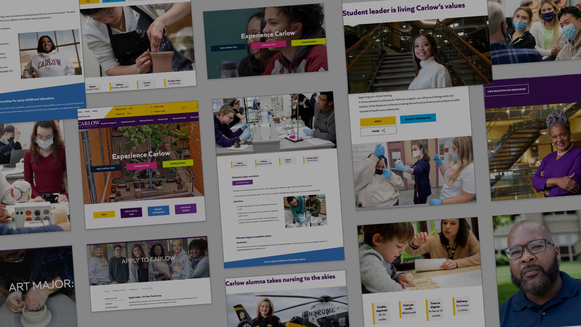 Carlow Website | Project Management by Rebecca Droke