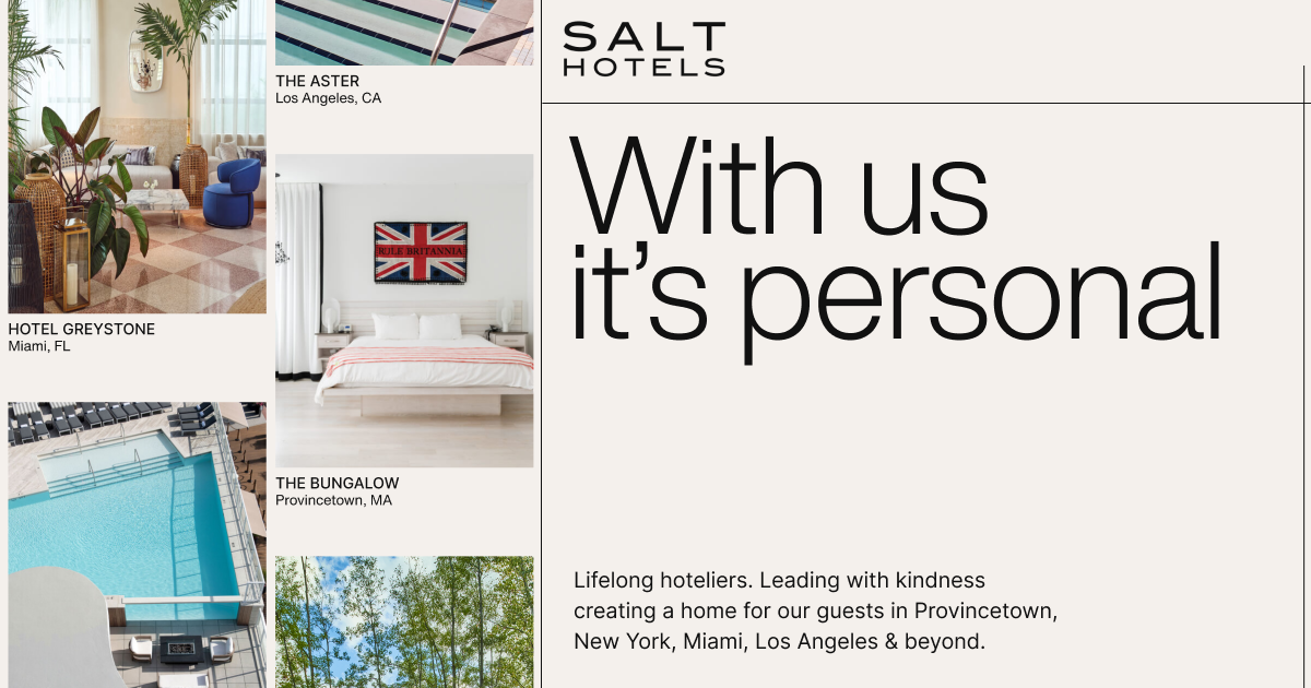 Salt Hotels - With us, it's personal.