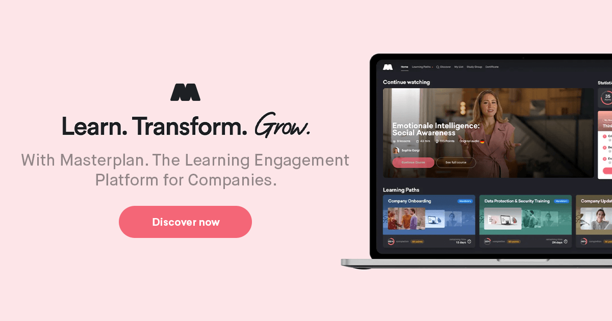 Masterplan.com | Learning Engagement Platform for Companies