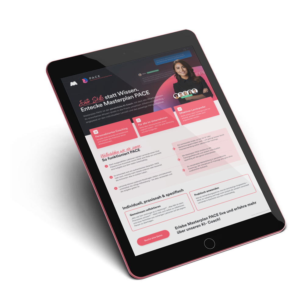 Factsheet: KI-Coaching mit Masterplan PACE