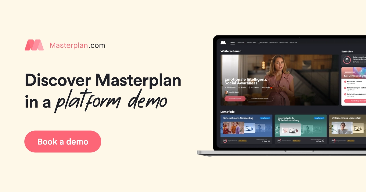Learning Platform Demo: Discover Masterplan Live!