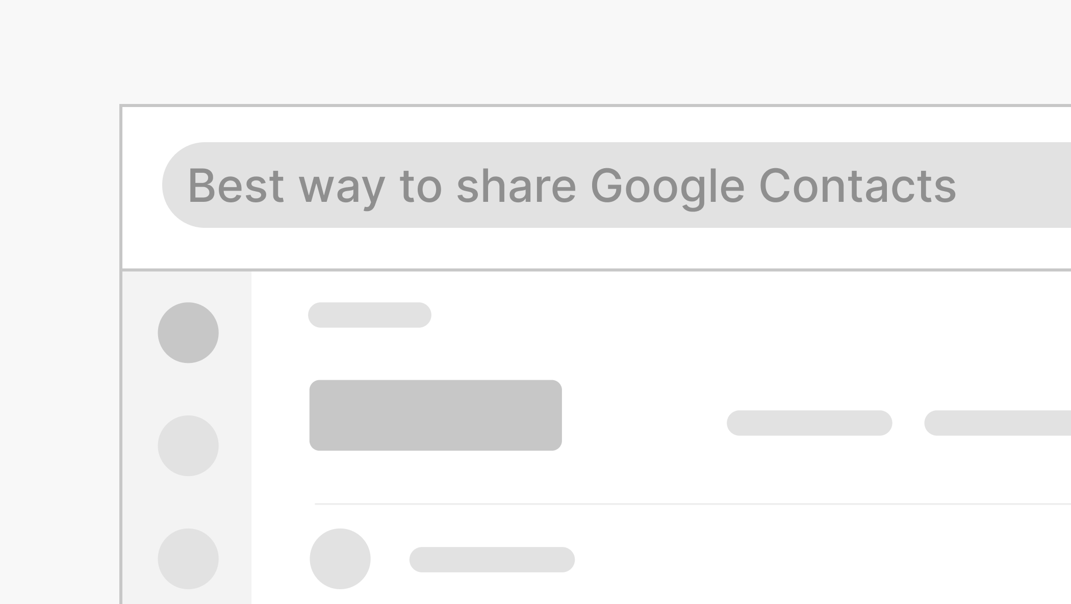 3 ways to share your Google contacts with your team