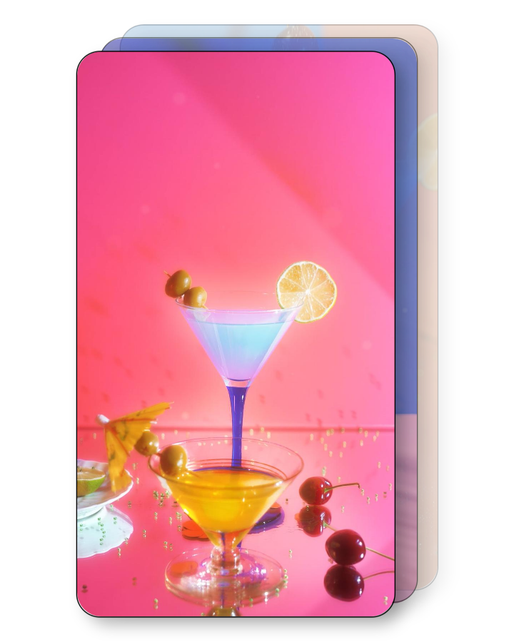 Colorful Cocktails Pack | Stock Vertical Video Collection on Packsia