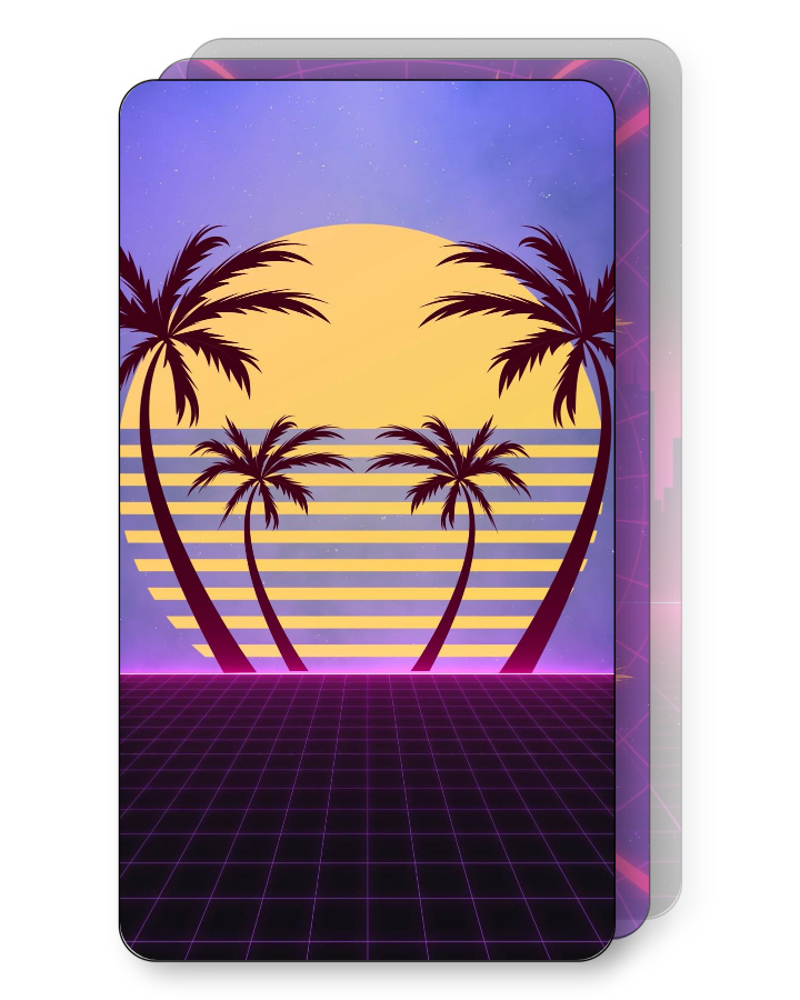 Retro 80's Graphics Pack | Stock Vertical Video Collection on Packsia