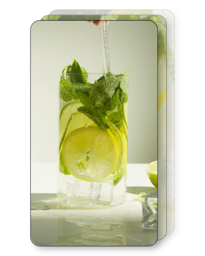 Lemon Lime Mojito Pack | Stock Vertical Video Collection on Packsia