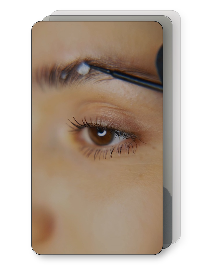 Eyebrow Artist Pack | Stock Vertical Video Collection on Packsia
