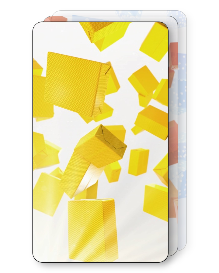 Floating Presents Pack | Stock Vertical Video Collection on Packsia