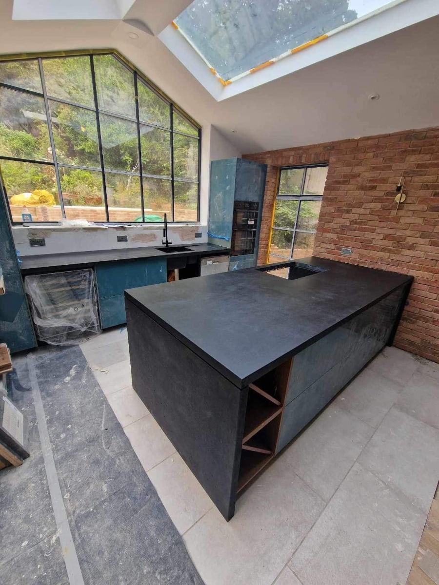 Industrial Elegance: Polished Concrete Worktops