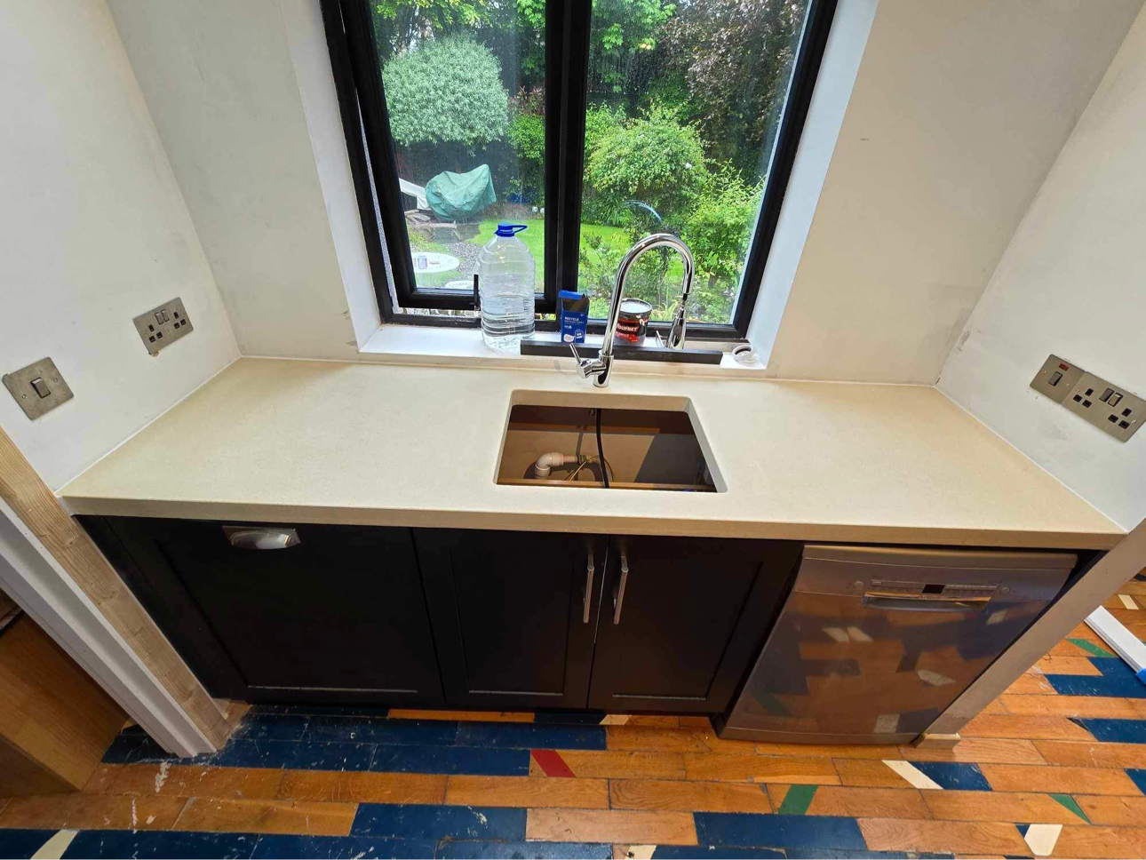 Galway Kitchen: Polished Concrete Worktops