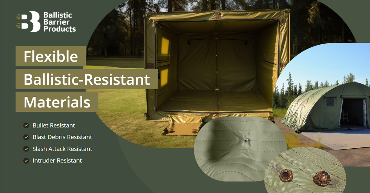 Ballistic Barrier Products for Military & Private Security