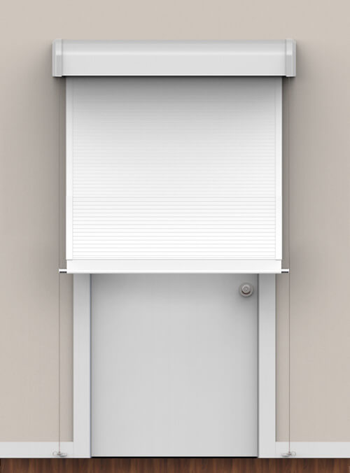 Bullet-Resistant Roll-Up Door Shields