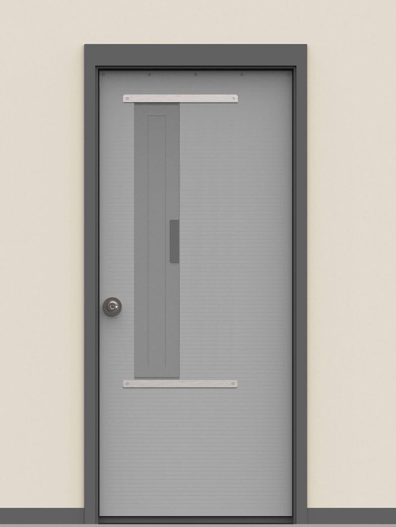 Bullet-Resistant Fixed Panel Door Shield