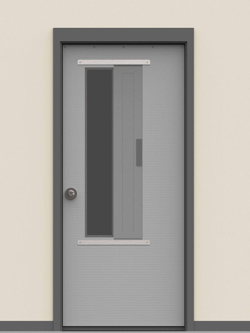 Bullet-Resistant Fixed Panel Door Shield