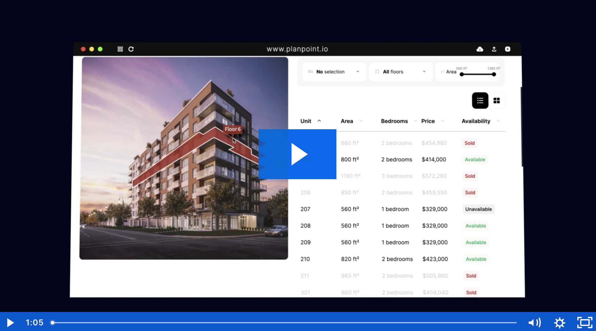 Planpoint | Plan Viewer for Real Estate Websites