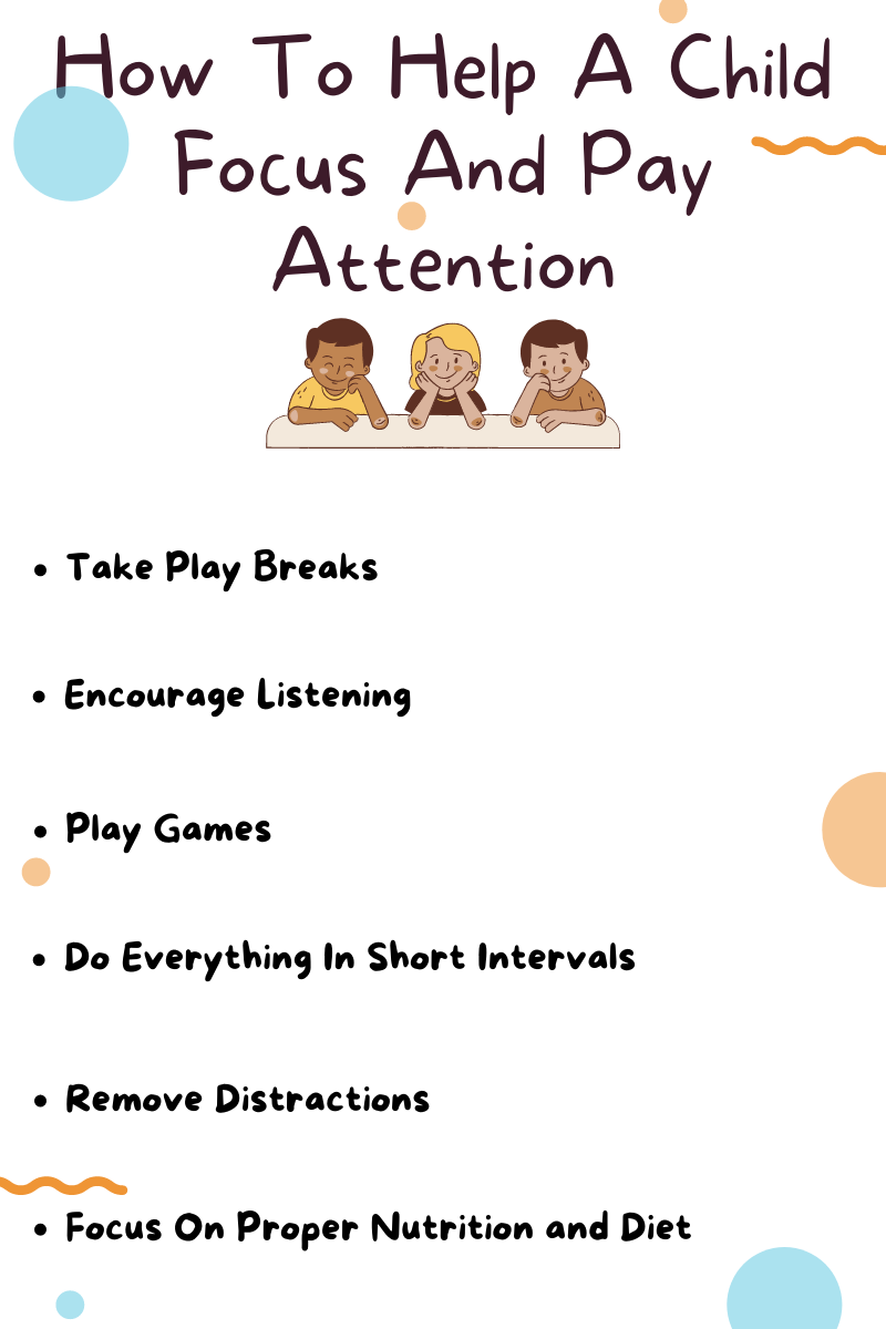 How To Help A Child Focus And Pay Attention