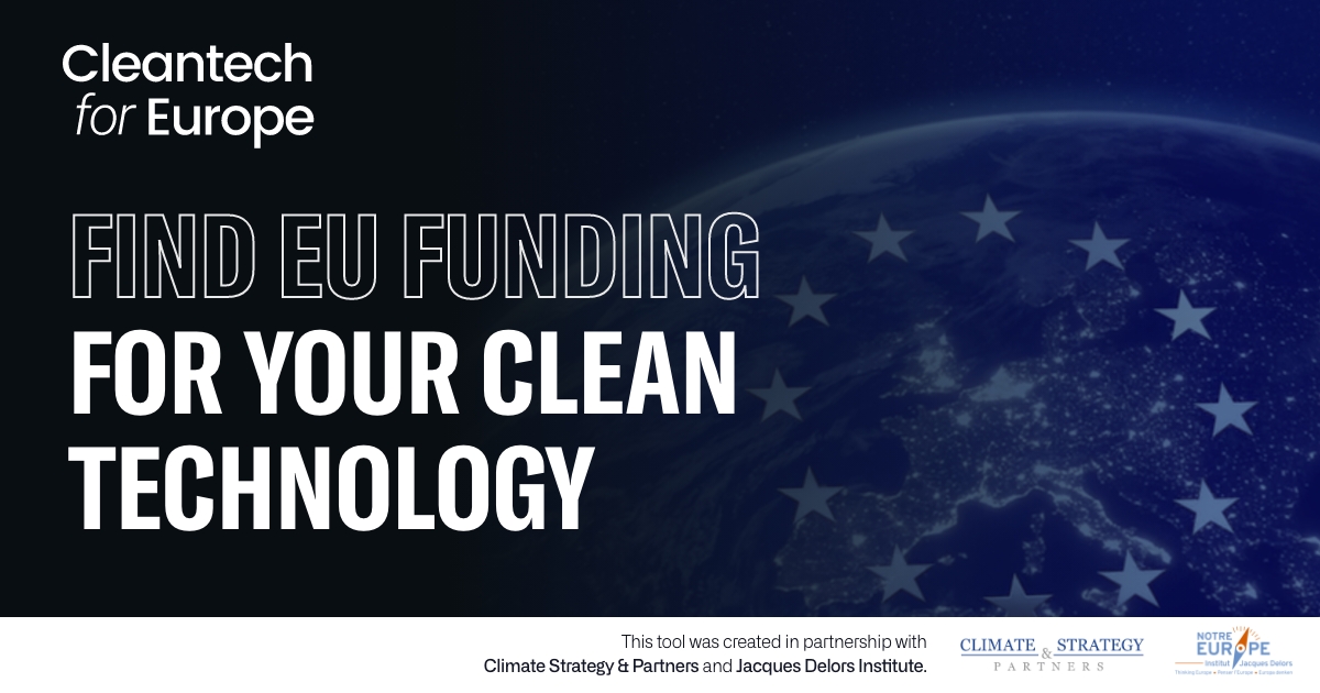 Find Cleantech EU Funding | Cleantech for Europe