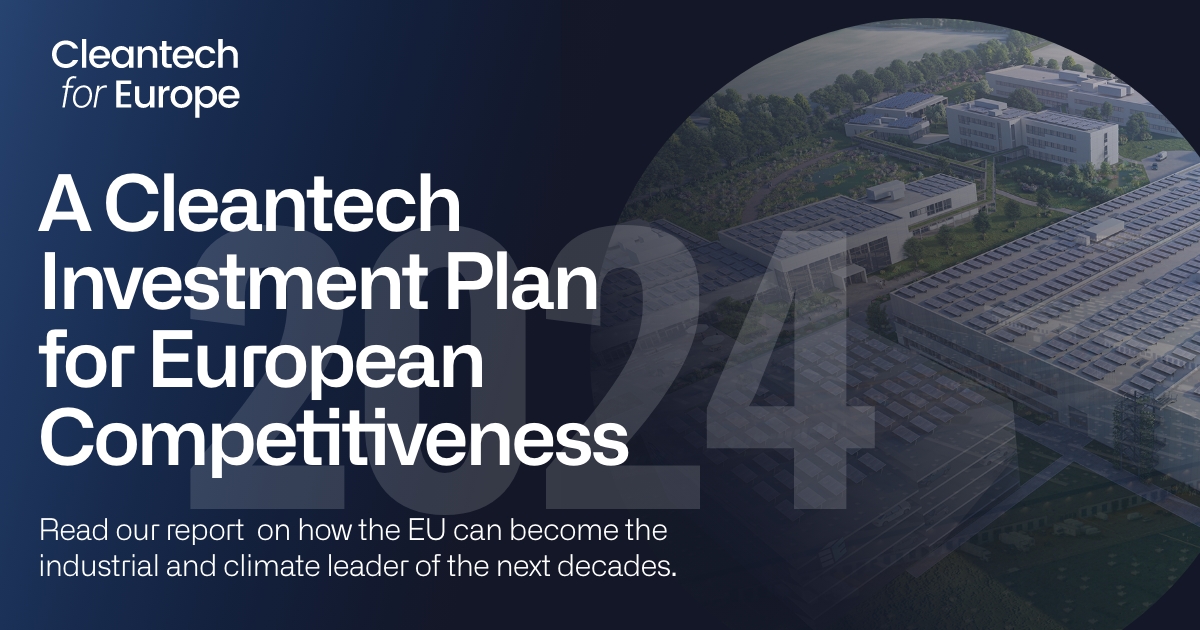 A Cleantech Investment Plan for European Competitiveness
