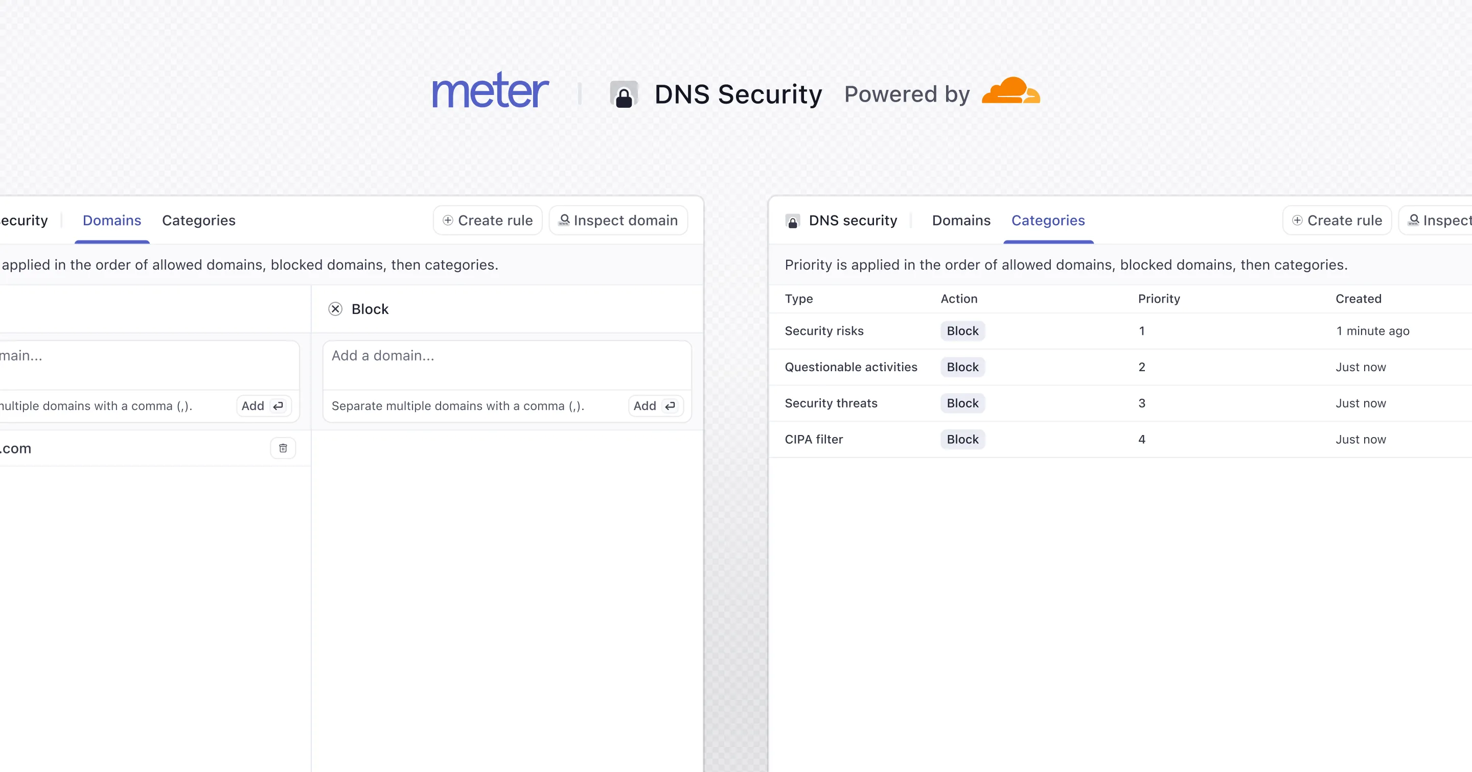 Meter | DNS Security