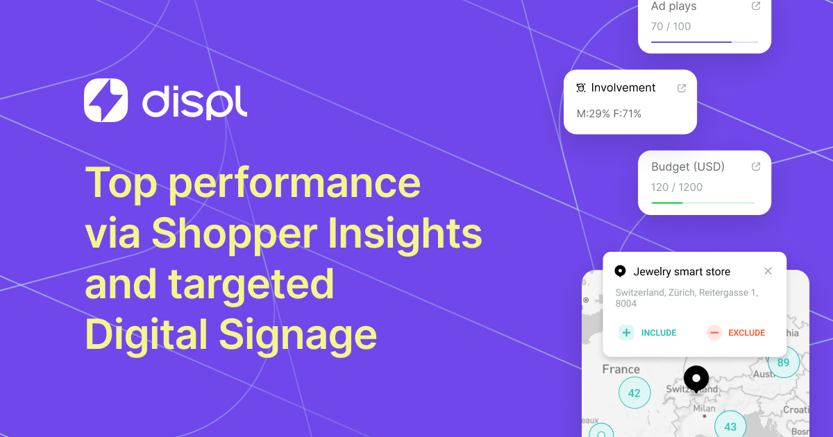 AI-Powered Audience Analytics and Smart Digital Signage | DISPL