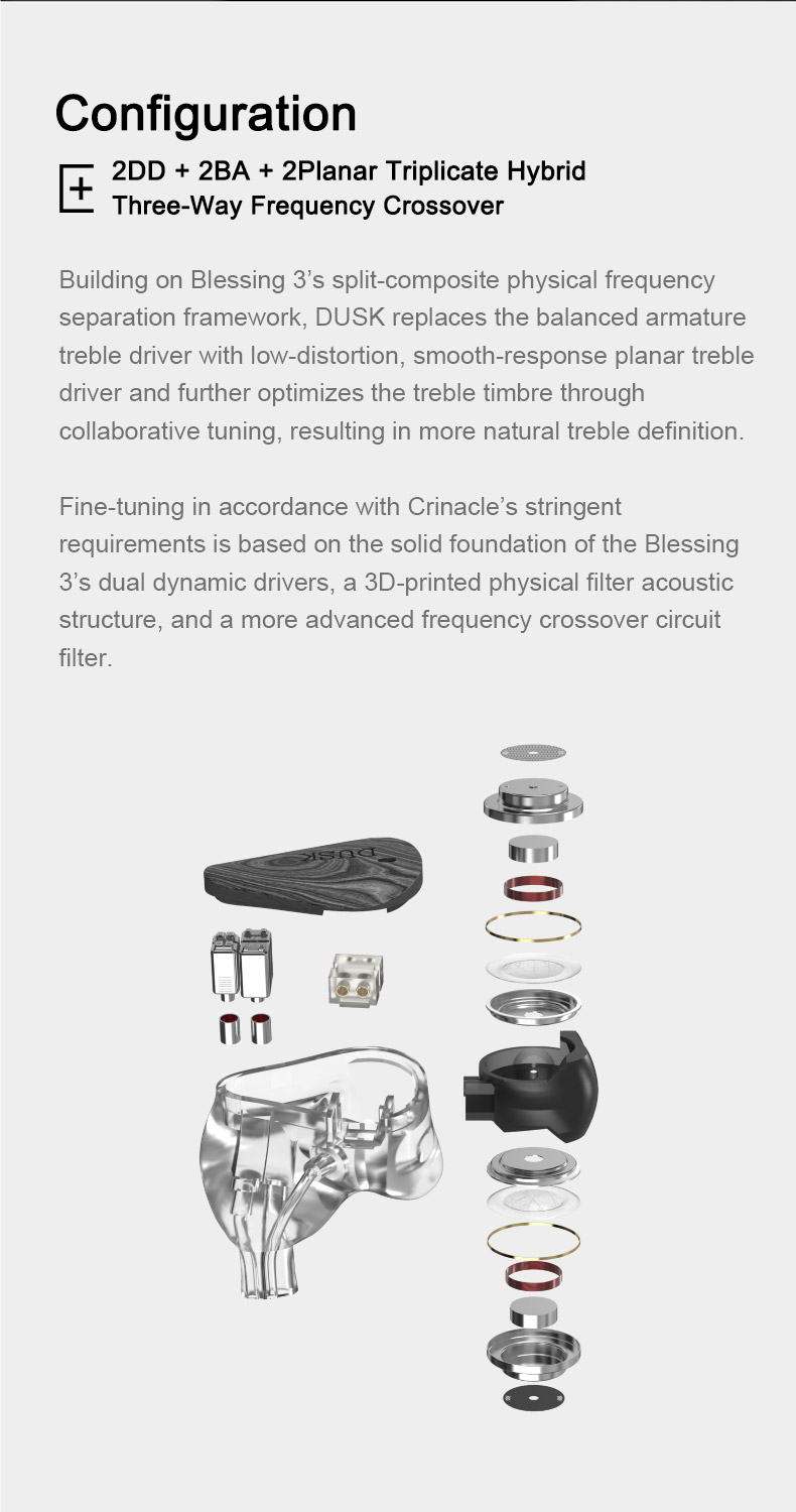 MOONDROP x CRINACLE DUSK 2DD+2BA+2Planar In-ear Monitor | MOONDROP ...