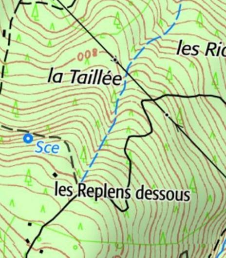 Iphigénie : Carte topographique IGN : comment s’orienter en randonnée