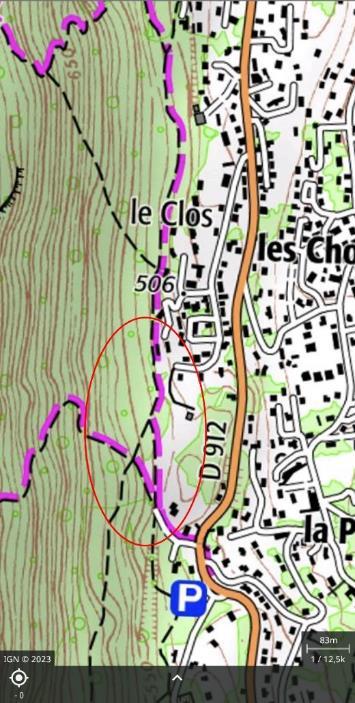 Iphigénie : Carte topographique IGN : comment s’orienter en randonnée