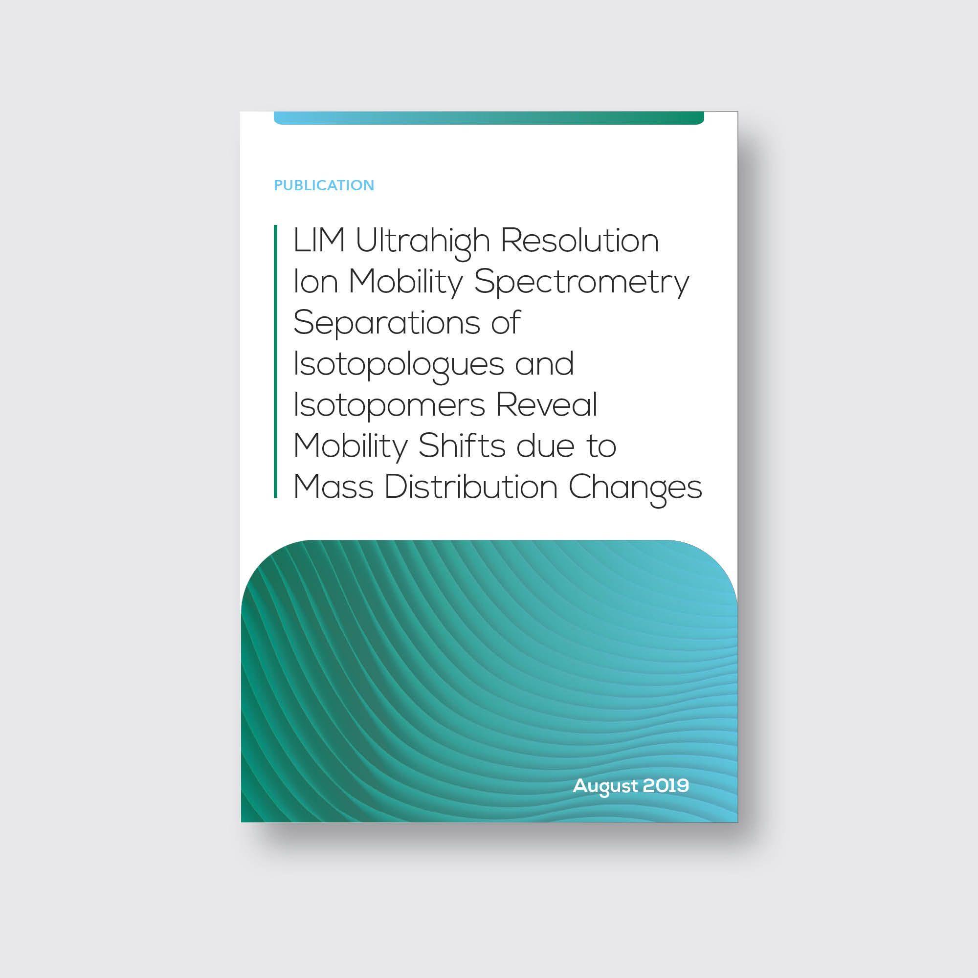 High Resolution Structural Characterization of Ions Using SLIM ...
