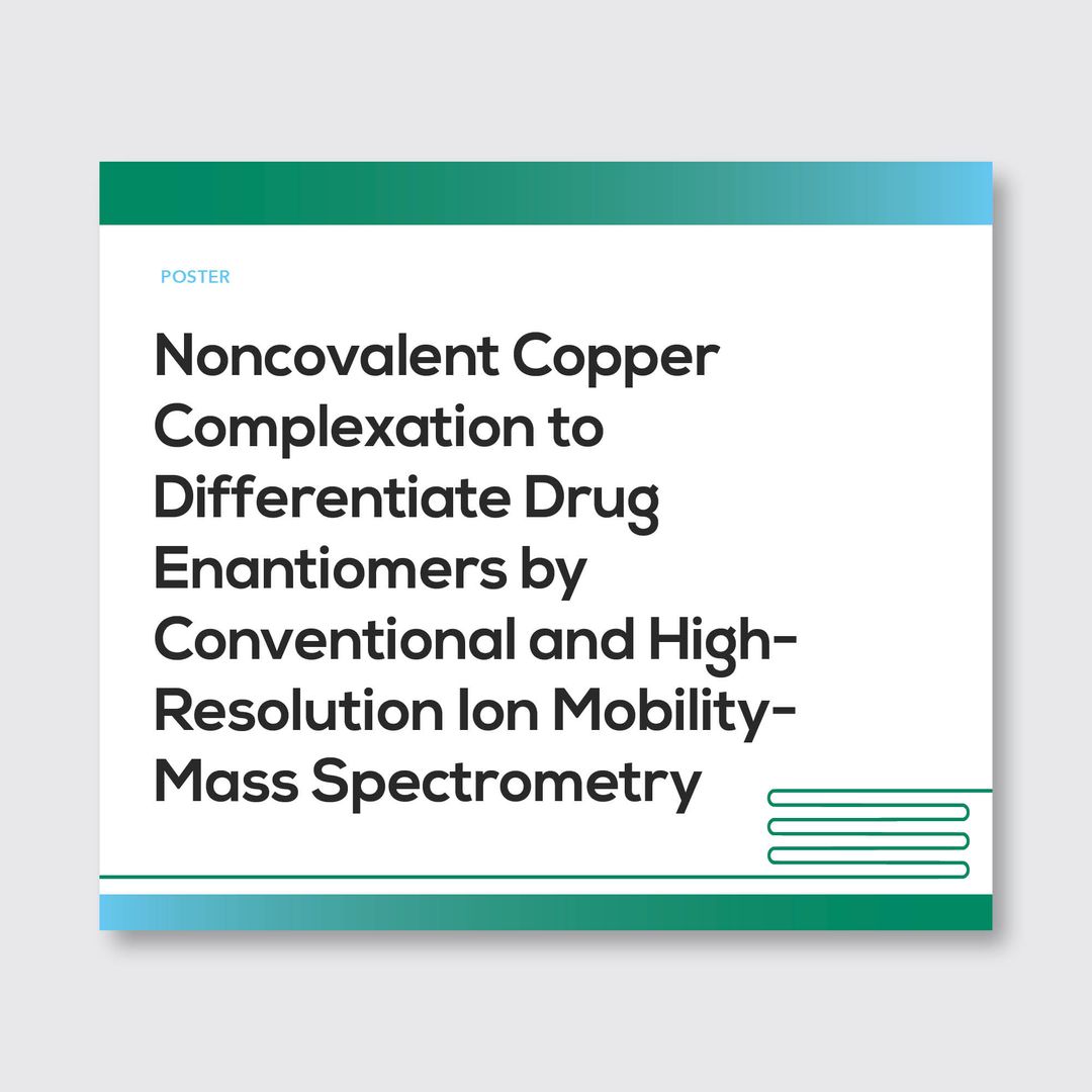 Noncovalent Copper Complexation to Differentiate Drug Enantiomers by ...