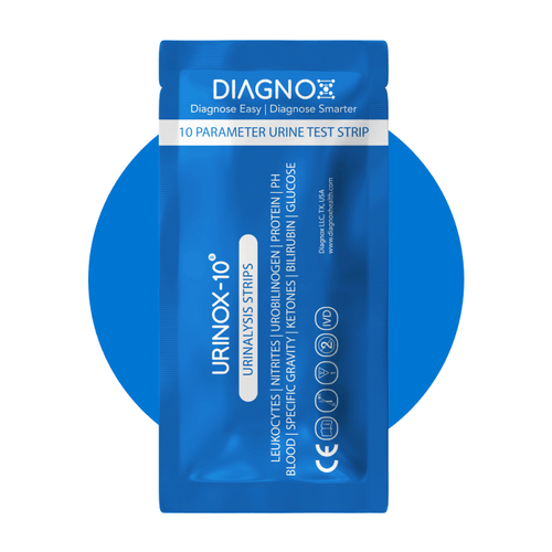 Urinox-10: Multiparameter Urine Test Strips | Diagnox