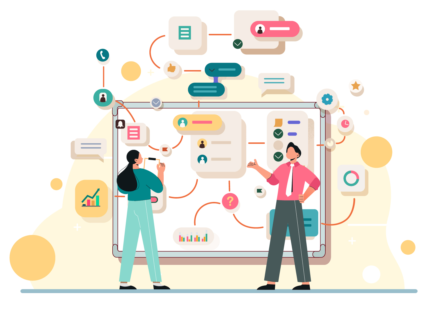 Create Your Sales Process Flowchart In 5 Steps Easily.