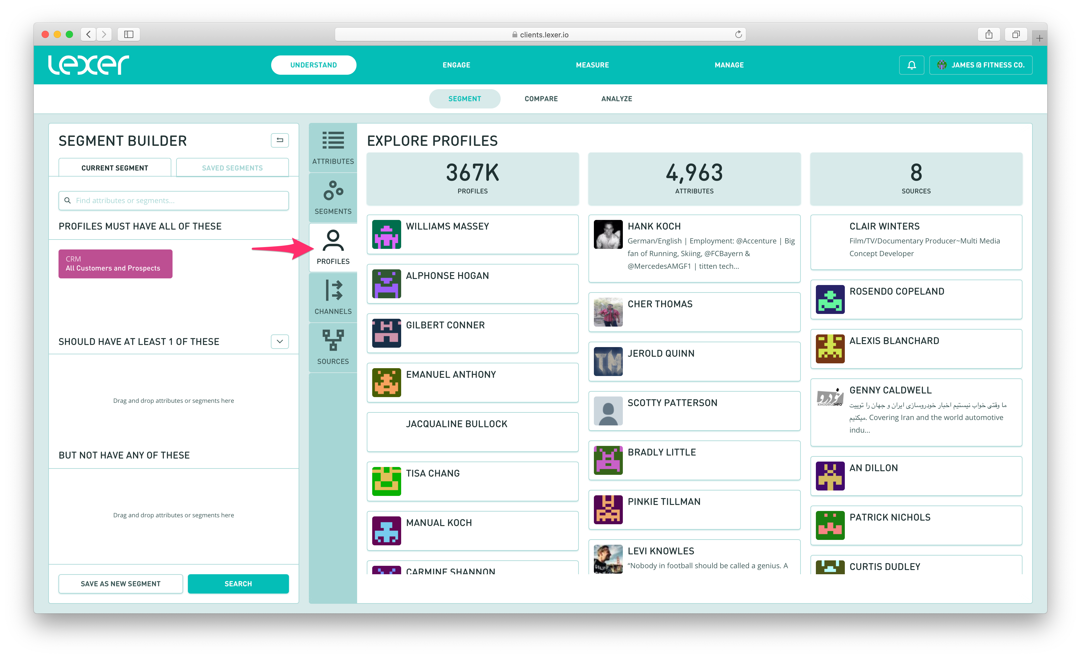 Understand > Segment > Segment overview