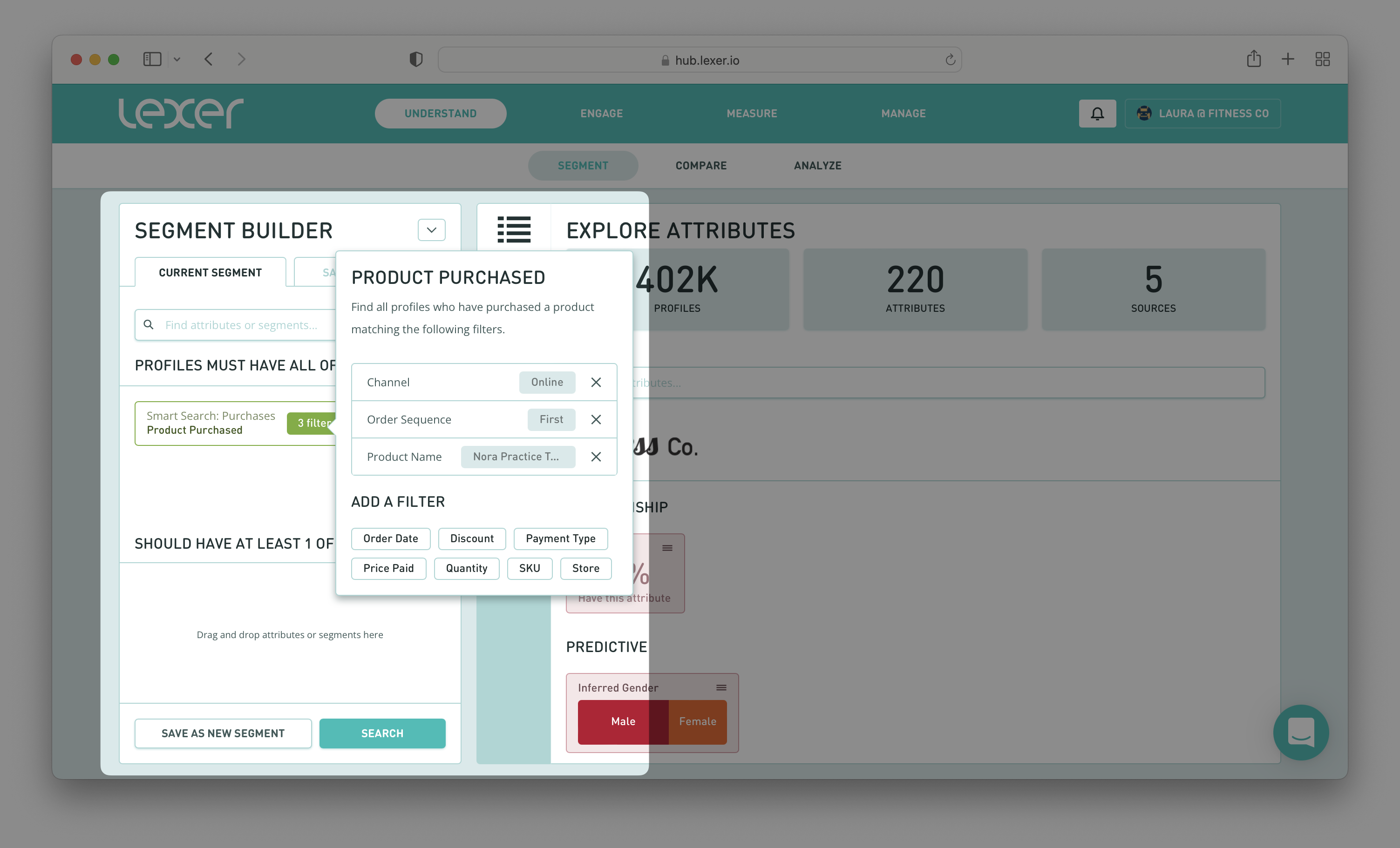 Understand > Segment > Smart Search