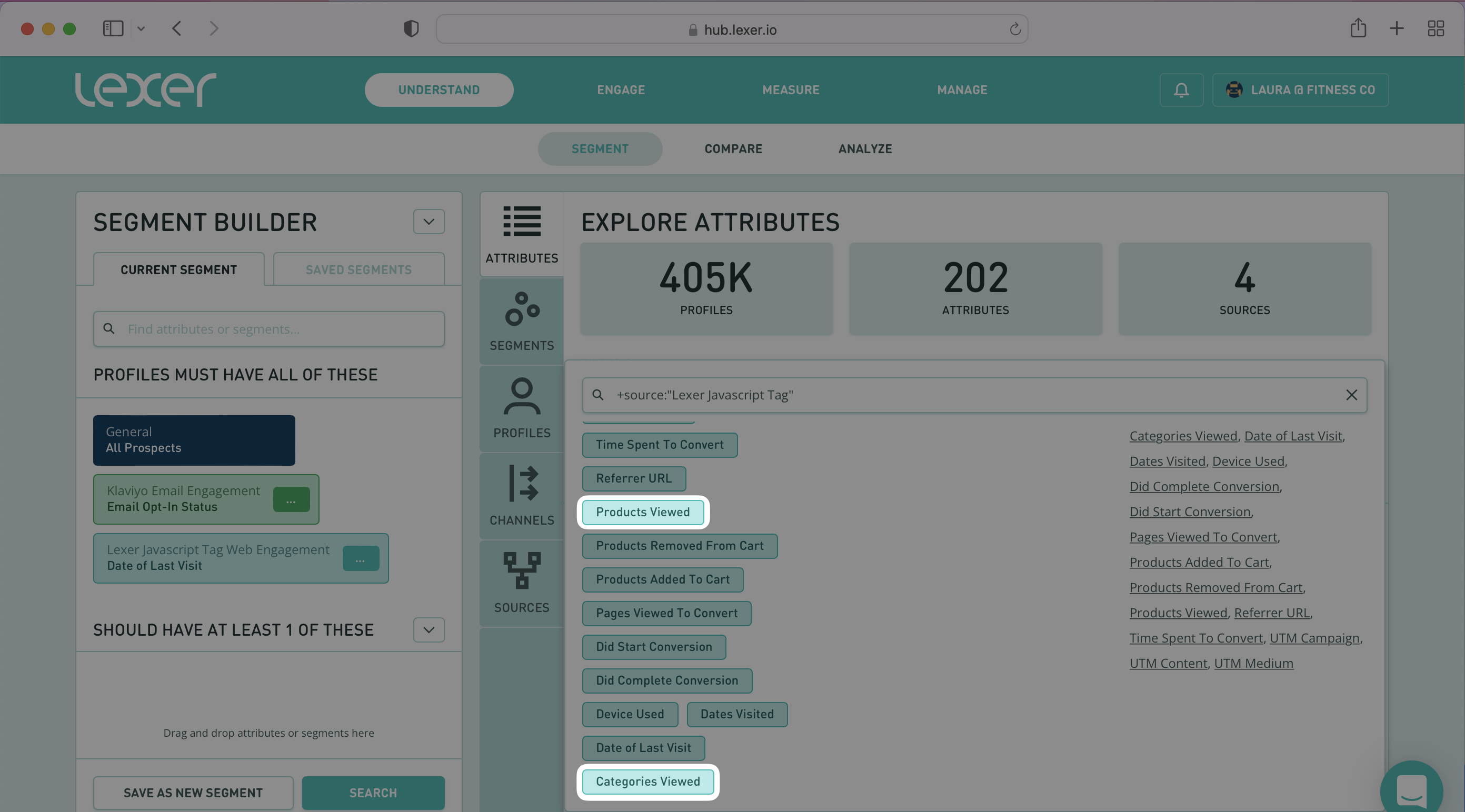 Data > Javascript Tag > Lexer Javascript Tag use cases