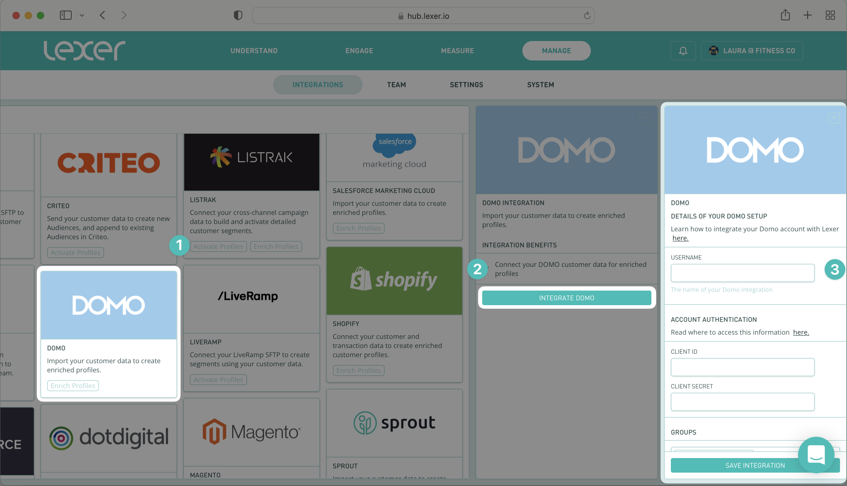 Lexer Integration > Domo