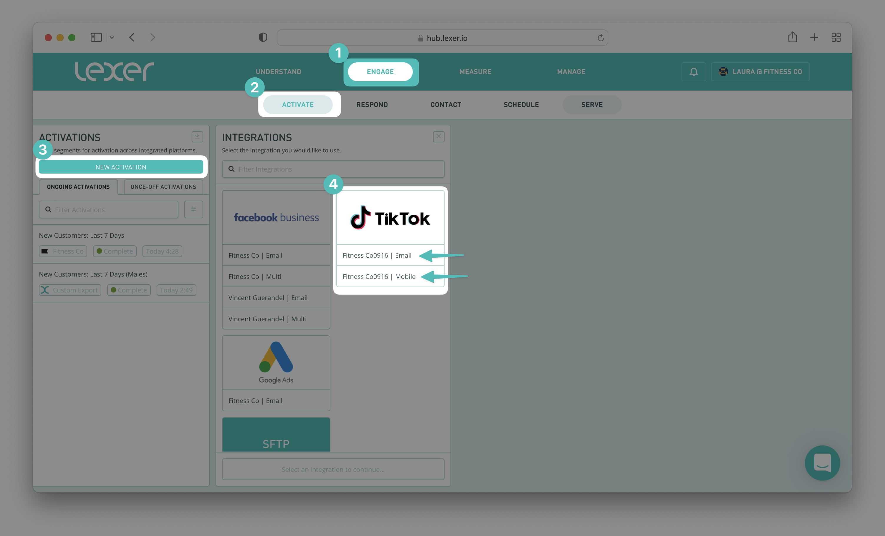 Lexer Integration > TikTok Ads