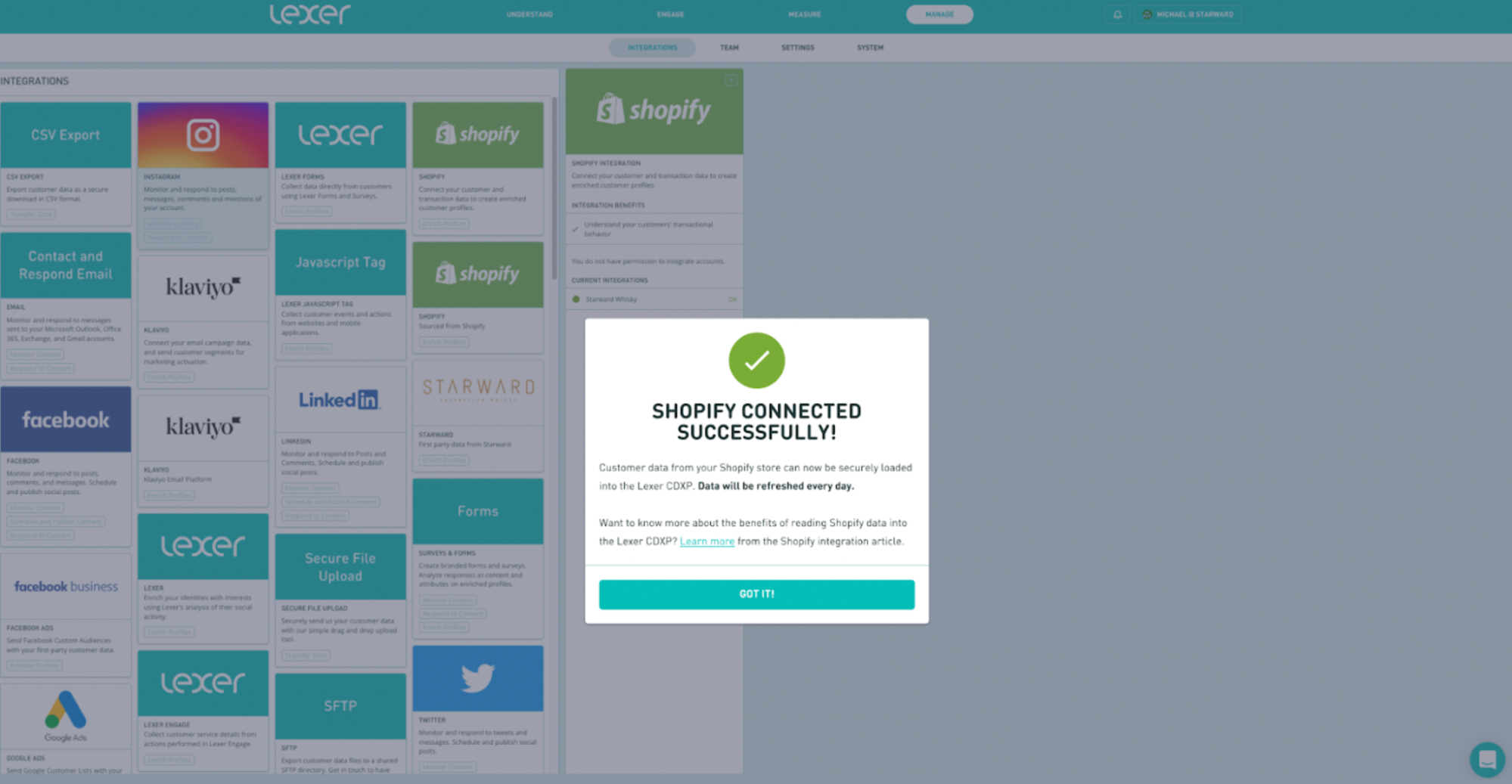 Lexer Integration > Shopify