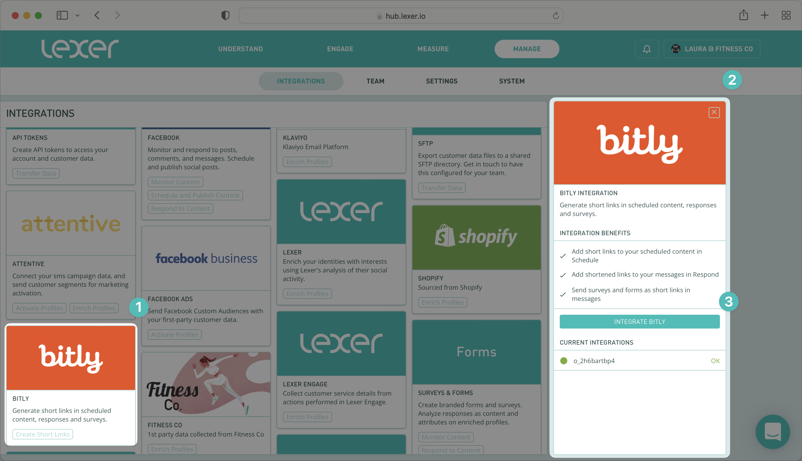 Lexer Integration > Bitly