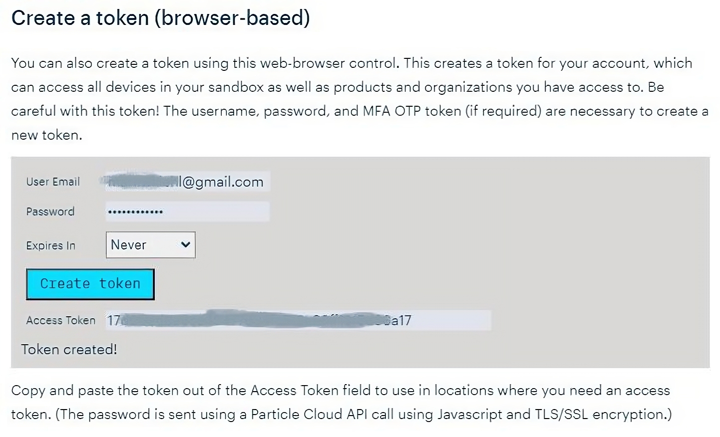 How to control a Particle device with Blynk